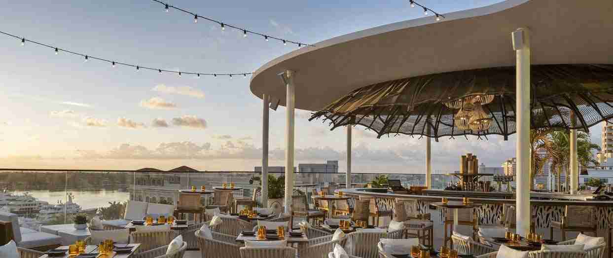 Case Study of Spruzzo Roof Top Bar - The Ben West Palm